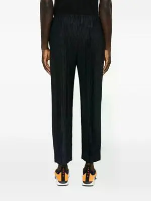 Issey Miyake Plissé Effect Straight-leg Trousers