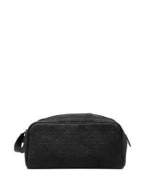 LOUIS VUITTON Monogram Shadow Locker Dopp Kit Clutch Bag