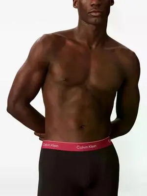 Calvin Klein Logo-waistband Boxer Briefs - Black