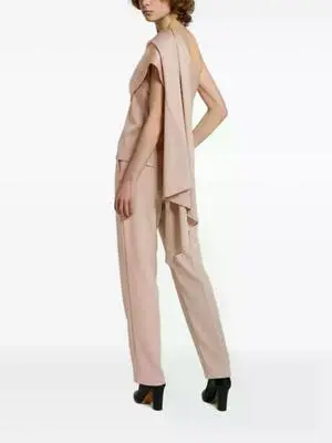 Alberta Ferretti One-shoulder Draped Blouse - Pink
