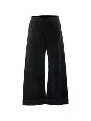 TRUE AVENUE Velvet-effect Palazzo Pants