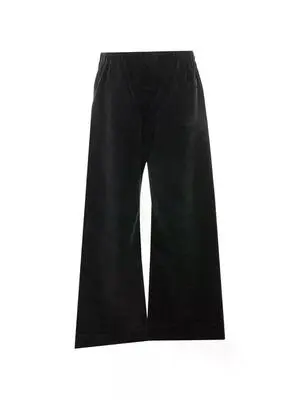 TRUE AVENUE Velvet-effect Palazzo Pants