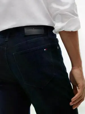 Tommy Hilfiger Logo-patch Straight-leg Jeans