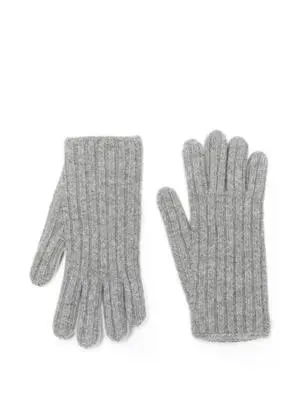 Ruslan Baginskiy Ribbed Embroidered Gloves