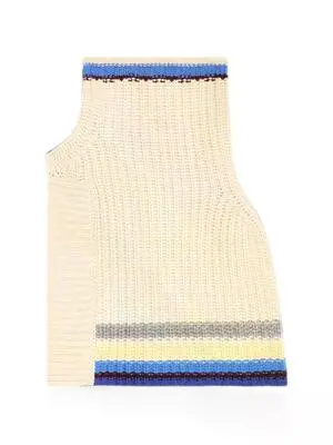 Dries Van Noten Wool Shawl Collar Neutrals