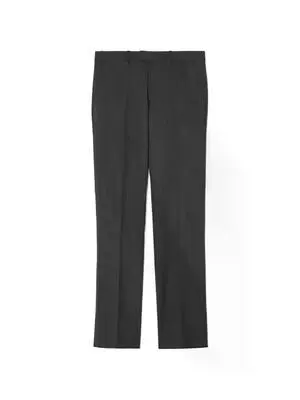 Burberry Sloane Tailored Wool Trousers - Grey