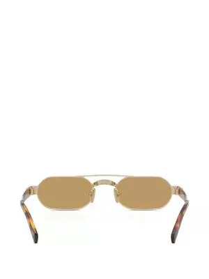 Miu Miu Tone Geometric Frame Sunglasses