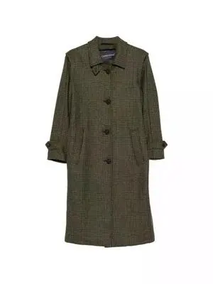 SCHNEIDERS Prince Of Wales Check Coat - Green