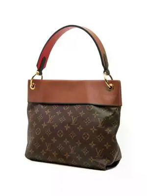 LOUIS VUITTON Tuileries Besace Monogram Canvas Satchel