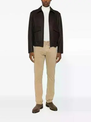 Jacob Cohen Logo-patch Jeans - Brown