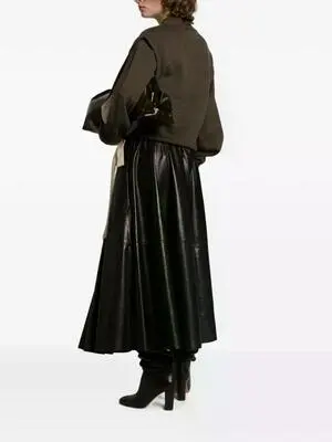 Alberta Ferretti Wool Sweater With Layered Details