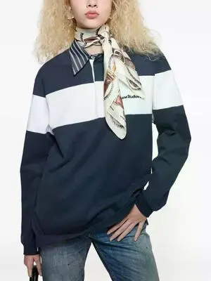 Acne Studios Striped Polo Sweatshirt