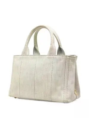 Prada Denim Tote - Grey