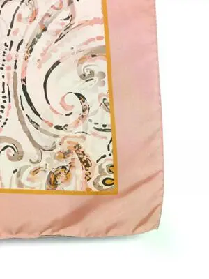 D'ANIELLO Paisley-print Silk Scarf