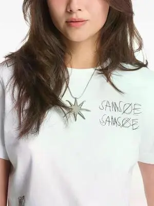 SAMSOE SAMSOE Sacamino Ss Graphic-print T-shirt