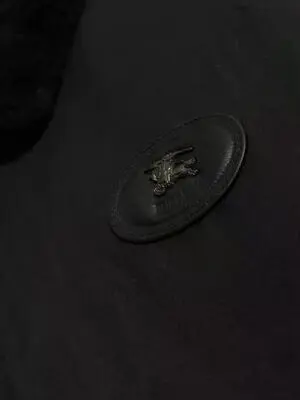 Burberry Farnborough Aviator Jacket With Shearling Collar