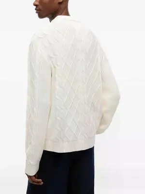Tommy Hilfiger Cable-knit Logo-patch Sweater