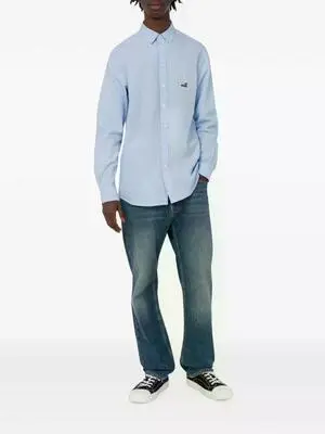 Moschino Embroidered Cotton Poplin Shirt