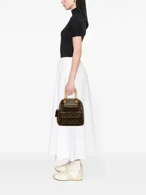 LOUIS VUITTON 2003 Monogram Excentri Cite Handbag - Brown
