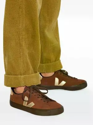 VEJA Campo Sneakers With Logo Detail - Brown