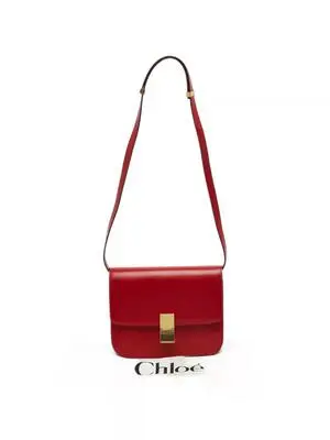 Celine 2014 Classic Box Shoulder Bag - Red