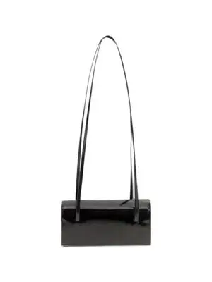 FANE Mini Mie Leather Shoulder Bag - Black