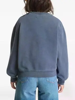 SAMSOE SAMSOE Savan Logo-print Sweatshirt - Blue