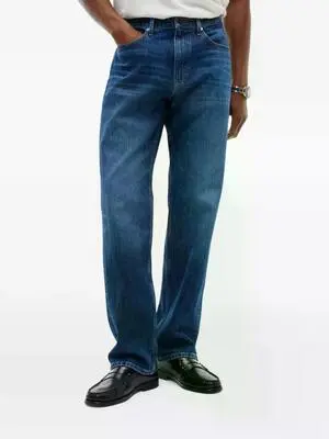 Tommy Hilfiger Straight-leg Faded-effect Jeans