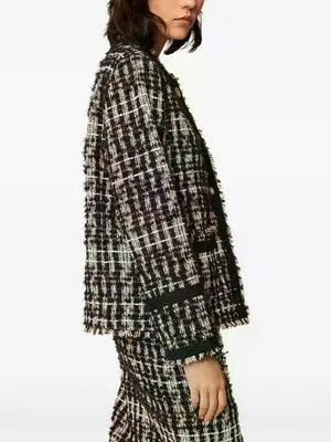 TWINSET Bouclé Jacket With Jewel Buttons