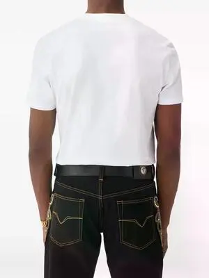 Versace Printed Cotton-jersey Slim T-shirt