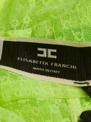 Elisabetta Franchi Sequined Sleeveless Bodysuit