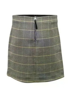 A.L.C. Plaid Houndstooth Mini Skirt