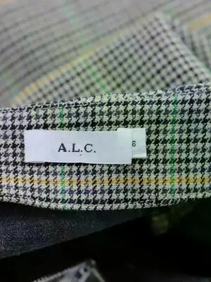 A.L.C. Plaid Houndstooth Mini Skirt