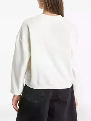 Karl Lagerfeld Graphic Print Crewneck Sweatshirt - White