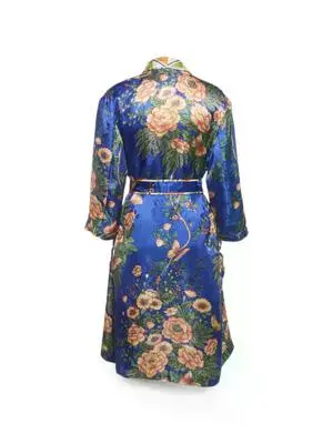 Gucci Floral-print Silk Robe