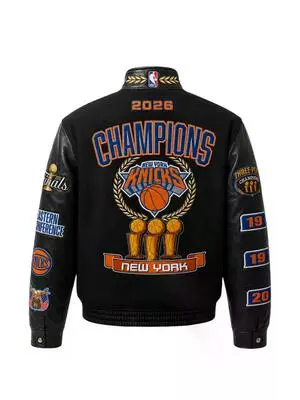 JEFF HAMILTON X New York Knicks Embroidered Bomber Jacket