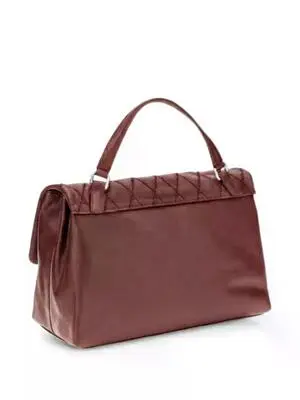 ZANELLATO Postina Tramè Leather Shoulder Bag - Red