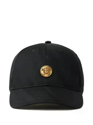 Versace Cotton Baseball Cap - Black
