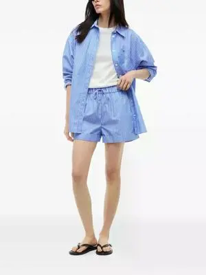 Tommy Hilfiger Striped Drawstring-waist Shorts