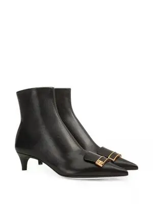 SERGIO ROSSI Ankle Boots With Buckle Detail