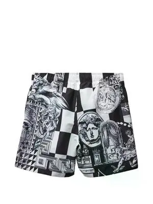 Versace Medusa Collage' Printed Boardshorts