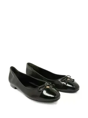 Tory Burch Cap-toe Bow Ballet Flats