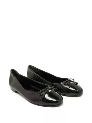 Tory Burch Cap-toe Bow Ballet Flats