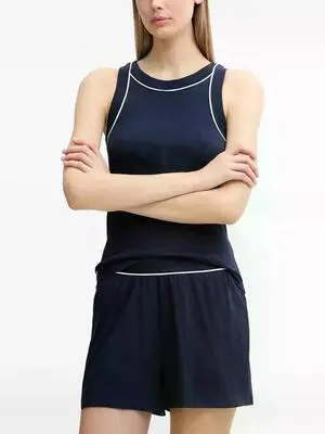 Lacoste Ribbed Cotton Pyjama Set