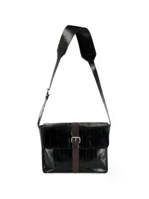 Dries Van Noten Small Leather Crossbody Bag - Black