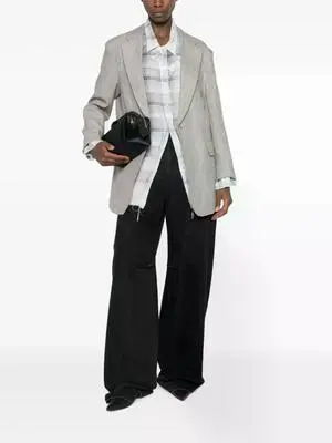 R13 Pinstripe Pattern Blazer