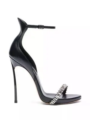 Casadei Rhinestone Embellished Blade Stiletto Sandals