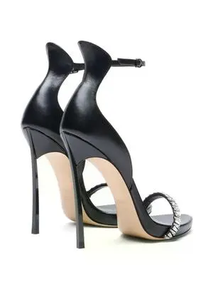 Casadei Rhinestone Embellished Blade Stiletto Sandals