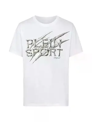 PLEIN SPORT Logo-print Crew-neck T-shirt
