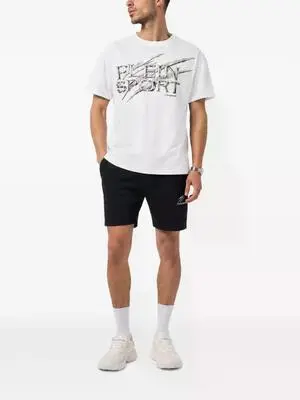 PLEIN SPORT Logo-print Crew-neck T-shirt